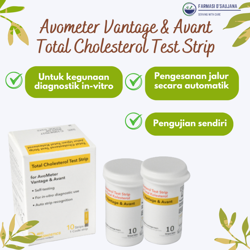🔥 FAST SELLING 🔥 AVOMETER VANTAGE & AVANT TOTAL CHOLESTEROL TEST STRIP ...