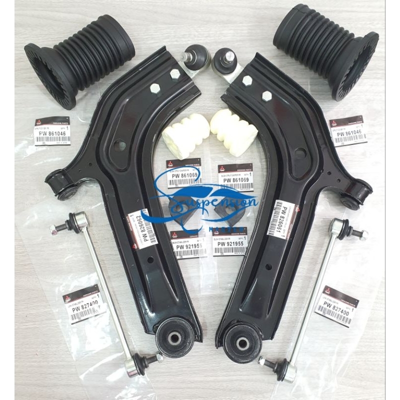 10 IN 1-FRONT LOWER ARM/COVER/LINK/SHAFT BUSH(PU)/STABILIZER BUSH-BLM ...