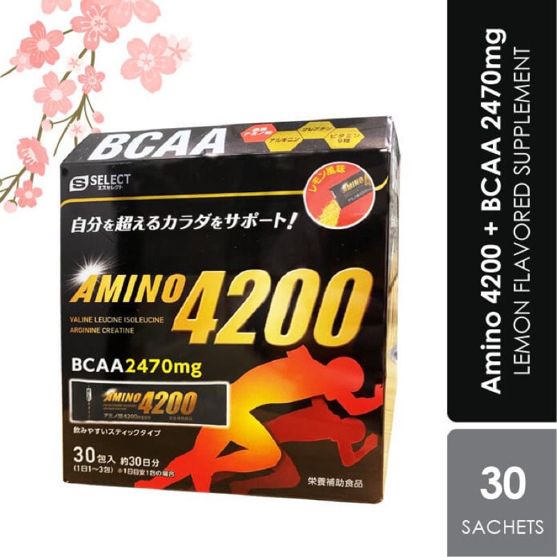 Sugi S Select Amino 4200 Sport Energy Drink 30’s (Increase Muscle ...