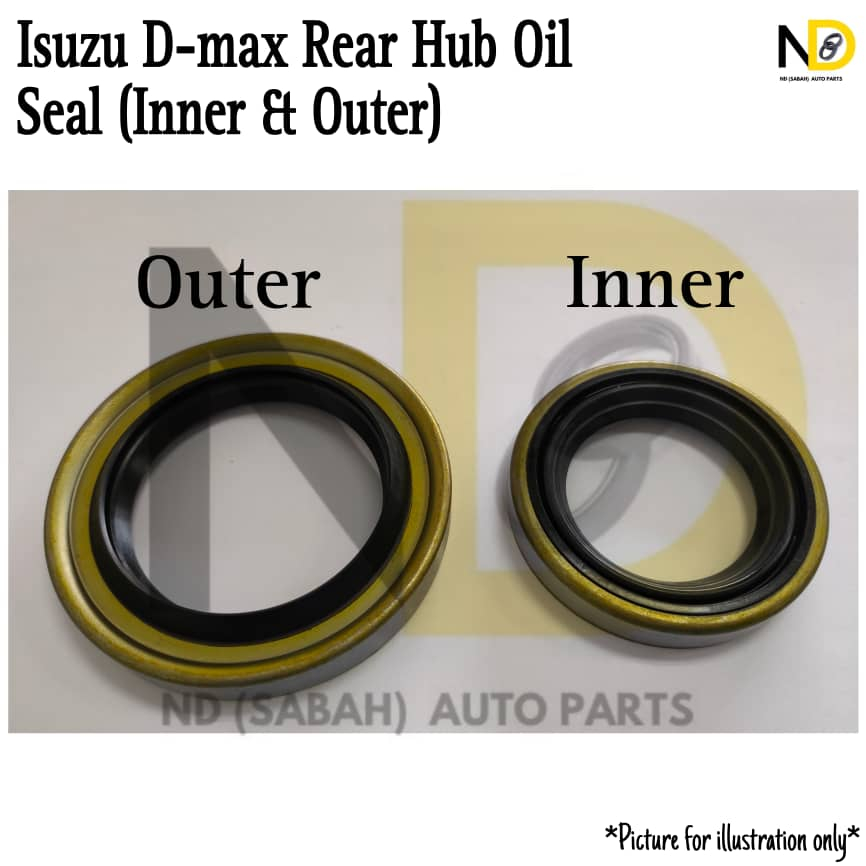 ISUZU D-MAX / NHR REAR HUB OIL SEAL (INNER OUTER) | Shopee Malaysia