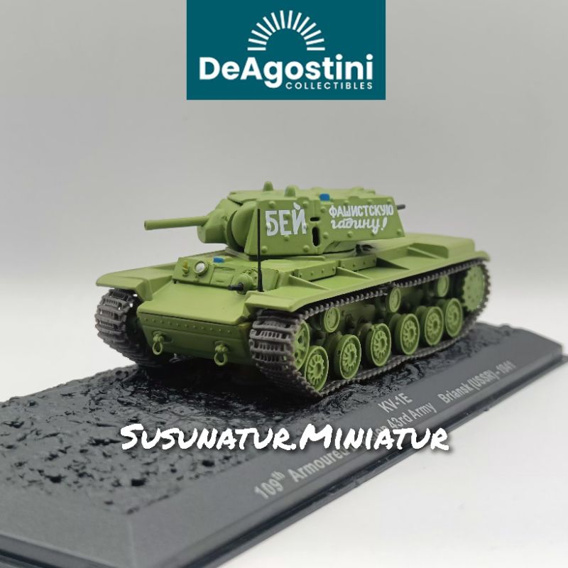 DeAgostini Combat Tanks #46 | KV-1E | 109th Armoured Division 43rd Army ...