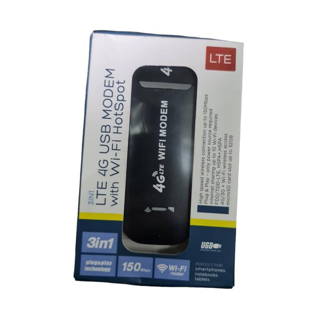 4G Lte 3in1 Plug & Play 150Mbps Modem Router WIFI Modem Portable 4G ...