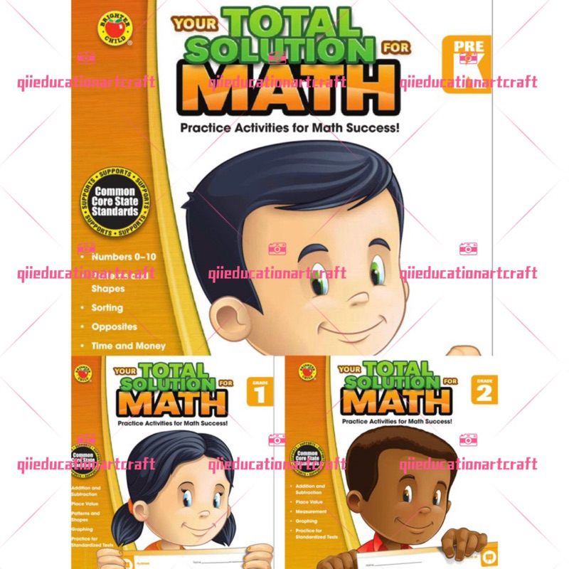 Your total solution for math pre K&1&2 Pdf printable250pages | Shopee Malaysia