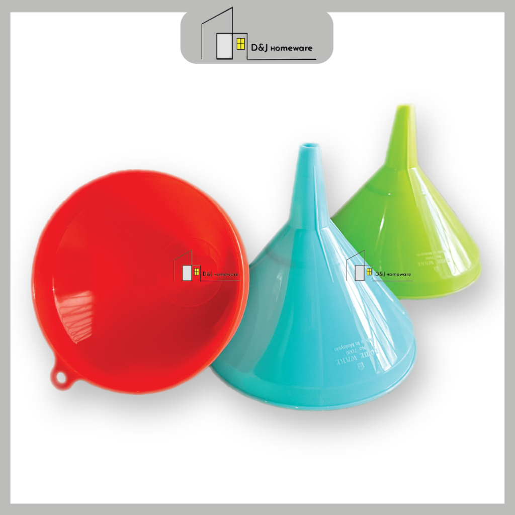 HOMEWARE 4/6IN Plastic Oil Filter Funnel / Corong Isi Minyak Plastik 漏斗 ...