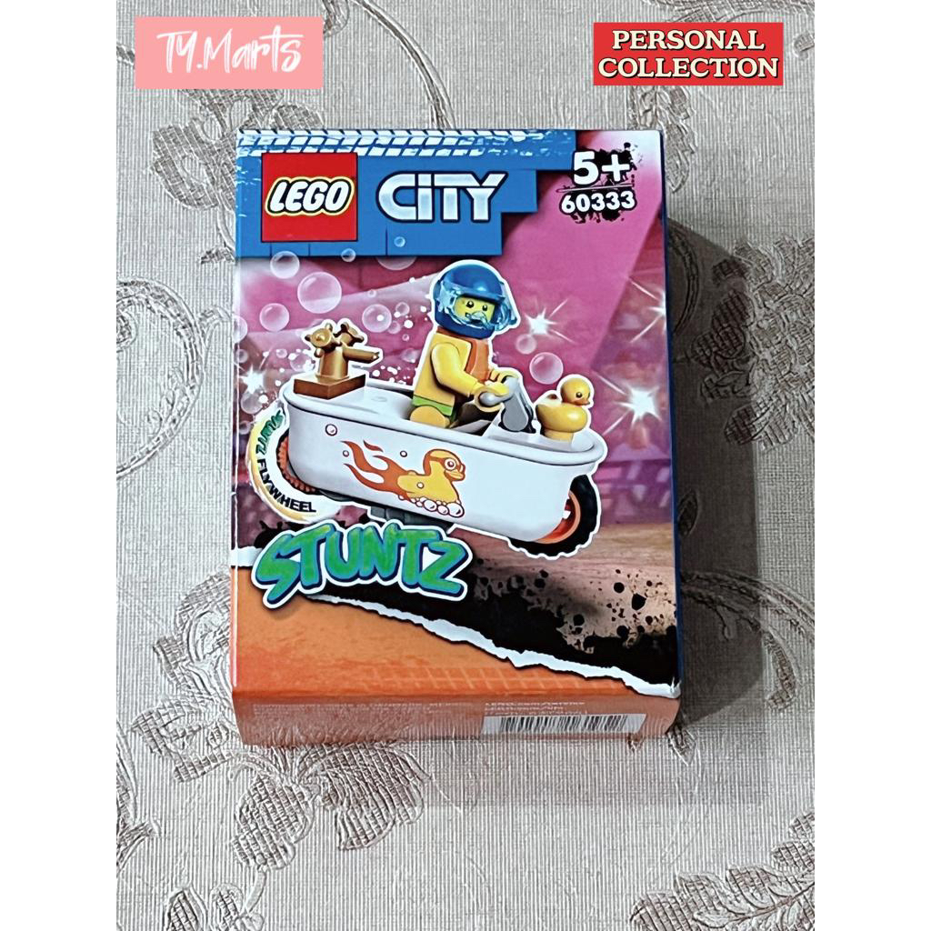 LEGO CITY BATHTUB STUNT BIKE (60333) | Shopee Malaysia