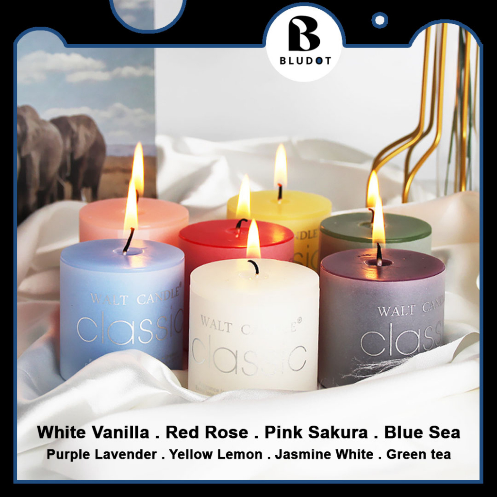 AROMATHERAPY WALT CANDLE SCENTED CANDLE PILLAR CANDLE LILIN WANGI BLOCK ...