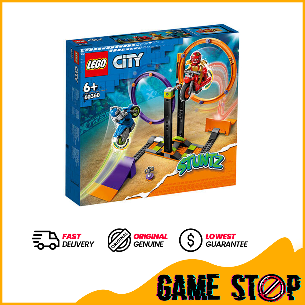 LEGO City Stuntz Spinning Stunt Challenge 60360-1 or 2 Player ...