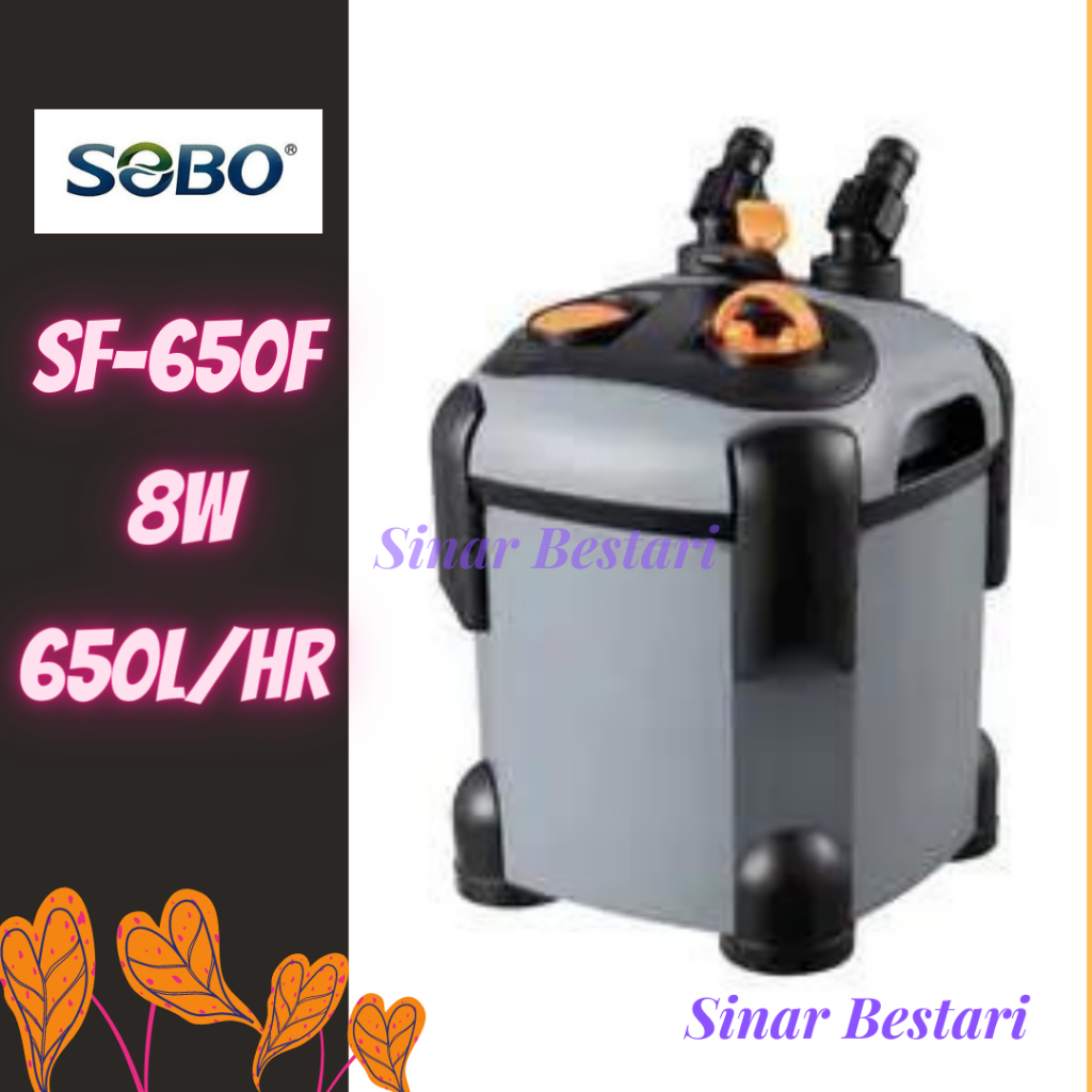 Sobo External Canister Filter UV SF-650F,SF-850F, SF-1000F ,SF-1200F, SF-1500F dophin aquarium ...