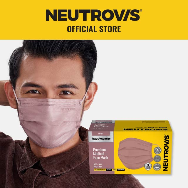 Neutrovis 4-Ply Premium Medical Face Mask 50s - Merlot | Shopee Malaysia