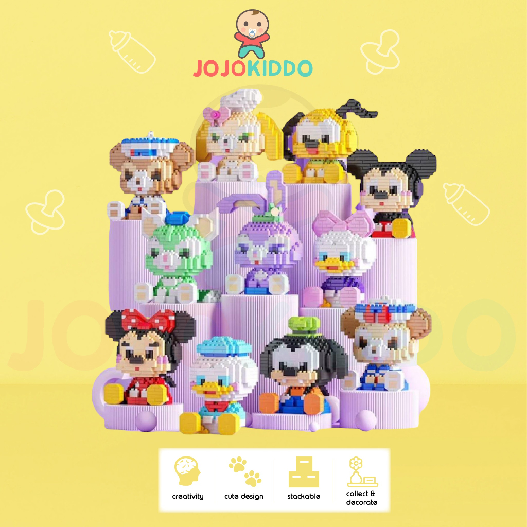 READY STOCK!!!! Mini Block DIY Cartoon Model Building Blocks Nano block ...