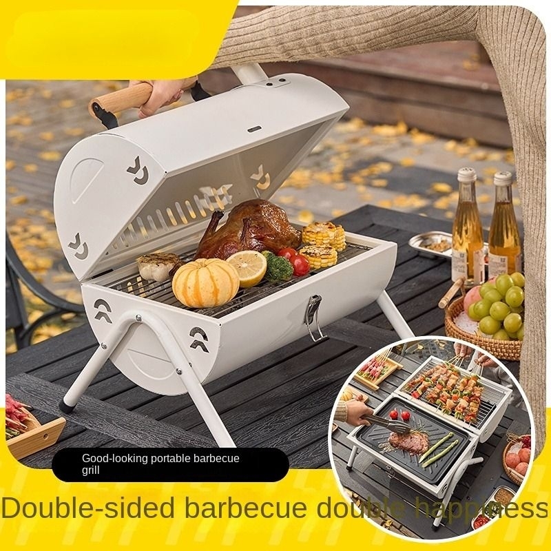 portable barbecue/camping/picnic/dapur BBQ/tempat pembakar bbq/bakar ...