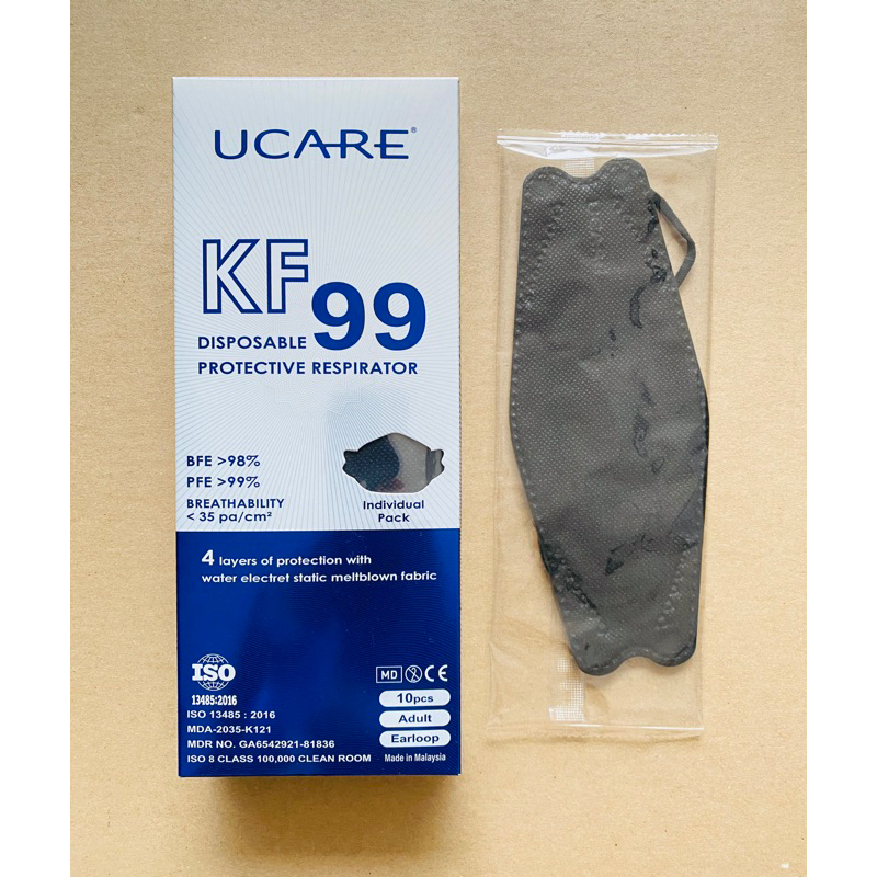 Ucare 4ply kids & Adults 3ply / 4ply surgical face mask BFE>98% PFE99 ...