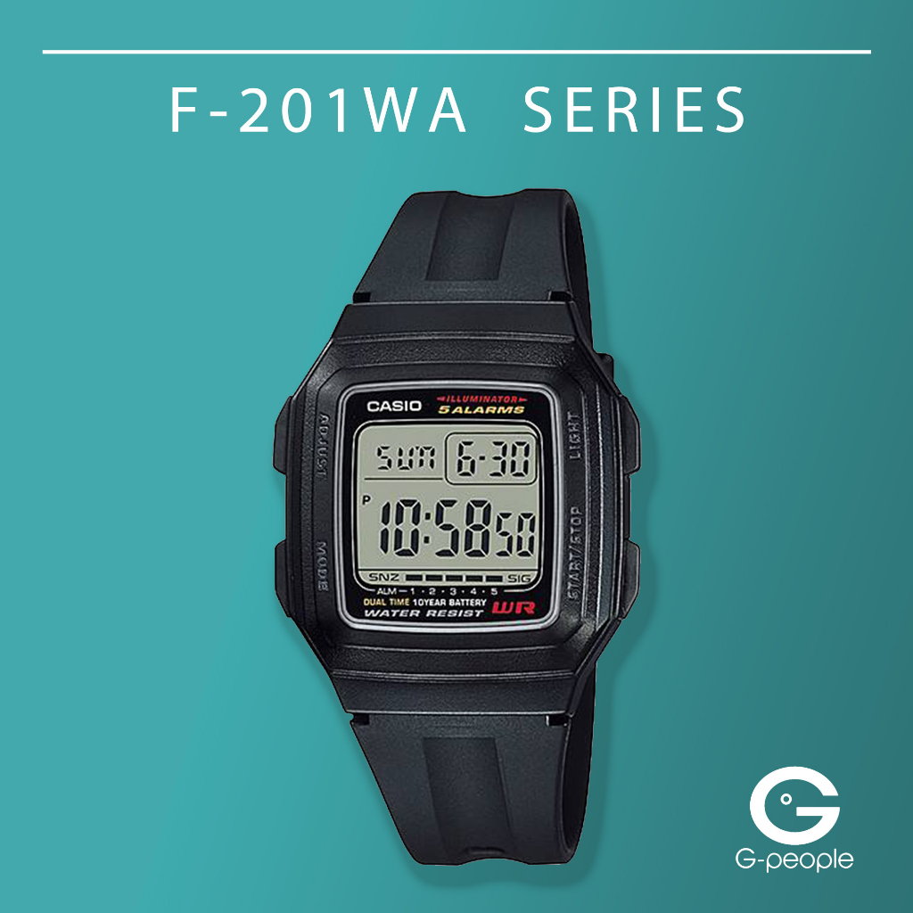 CASIO F-201WA-1A / F-201WA DIGITAL WATCH 100% ORIGINAL | Shopee Malaysia