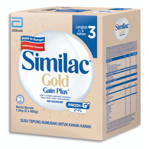 Similac Gain Plus Gold Step 3 New Packaging 1.8kg Exp8/2025 | Shopee ...