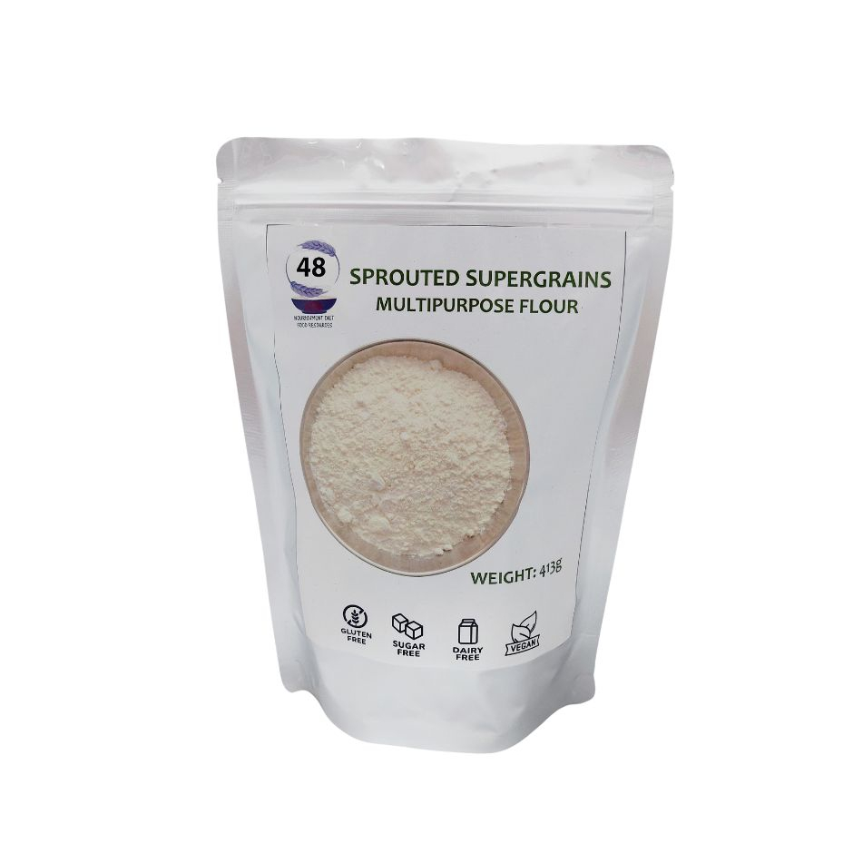 SPROUTED SUPERGRAIN MULTIPURPOSE FLOUR (Amazing recipe in your gluten ...