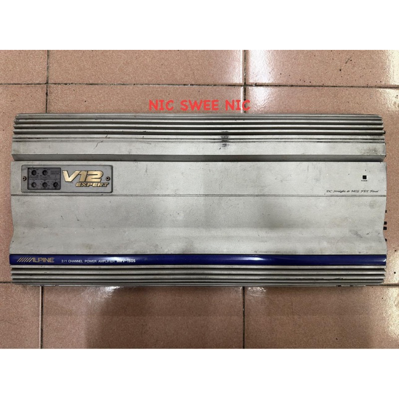 Made In Japan Alpine V12 Expert Mrv-1505 Power Amp 2 Channel | Shopee ...