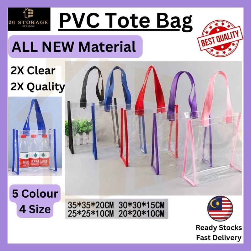 Doorgift Bag PVC Bag Clear Bag Goodies Tote Bag Transparent Shopping ...