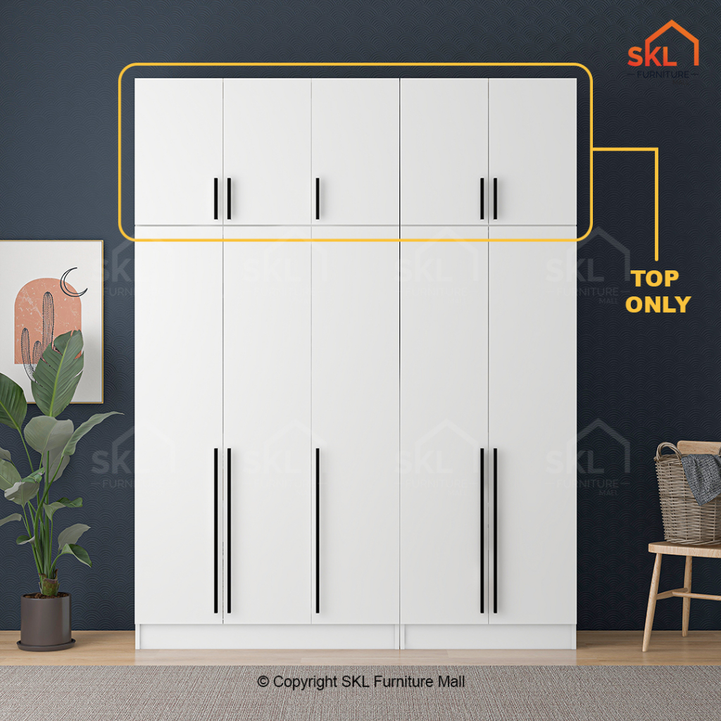 TOP SHELF ONLY 2/3 DOOR WARDROBE (ADD-ON) | Shopee Malaysia