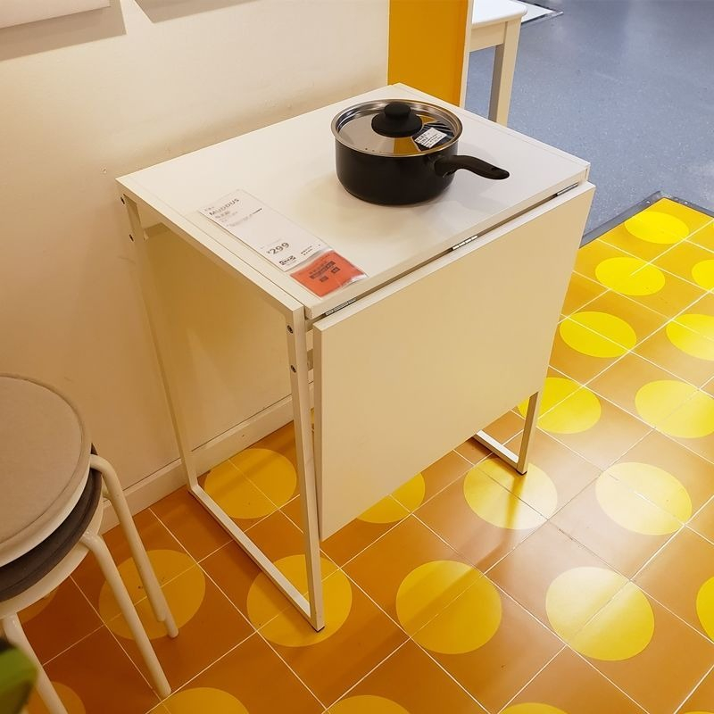 Foldable Ikea Home Folding Dining Table Small Apartment Modern Simple ...