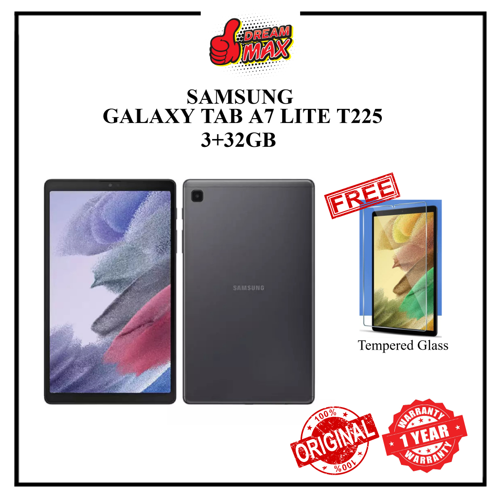 [ORIGINAL] SAMSUNG GALAXY TAB A7 LITE T225 GRAY 3+32GB | Shopee Malaysia