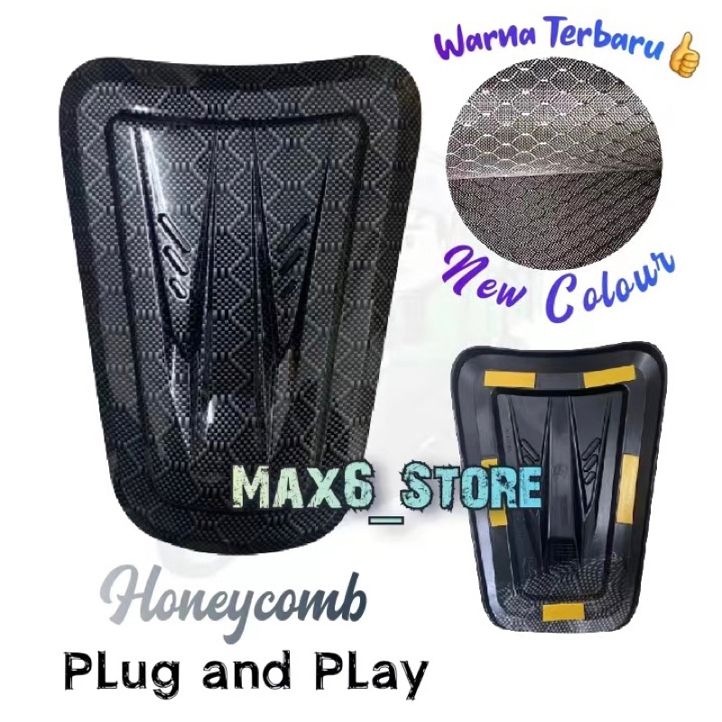 Yamaha NVX155 V2 V3 VVA Fuel Tank Cover Carbon Cover Petrol Carbon ...