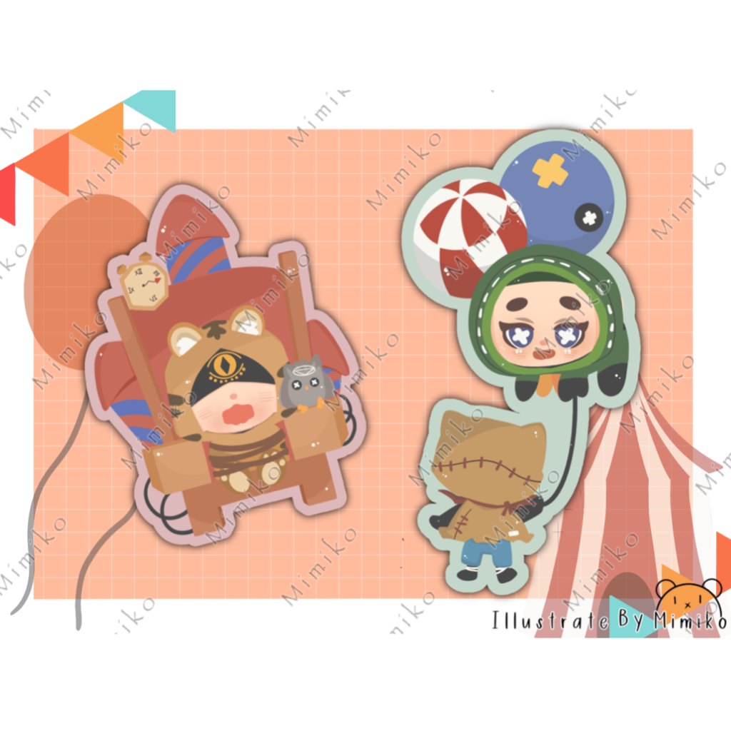 Identity V Sticker Naib Mercenary Seer Glitter | Shopee Malaysia