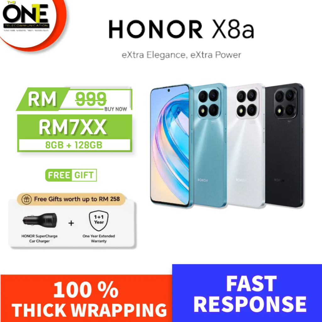 HONOR X8A (8GB + 128GB) | 100MP MAIN CAMERA | 6.7" EYES CARE DISPLAY ...