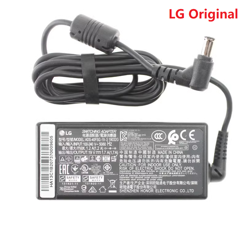 LG Original Switching Adapter 19V 1.7A (6.5*4.4mm) ADS-40FSG-19-3 ...