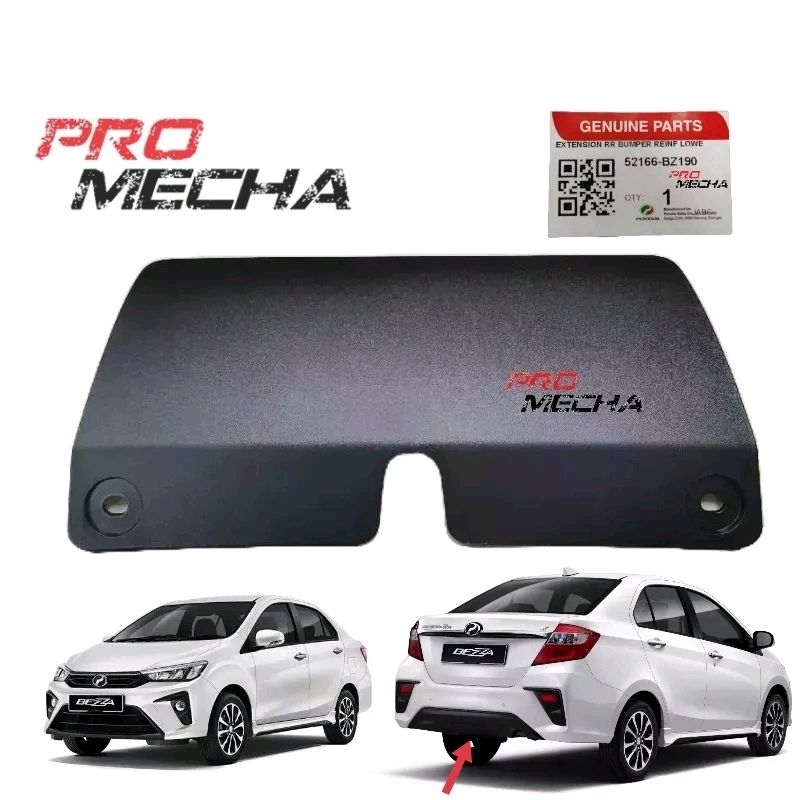 ORIGINAL PERODUA BEZZA 2021 REAR BUMPER TOWING COVER CAP (BIG CENTER ...