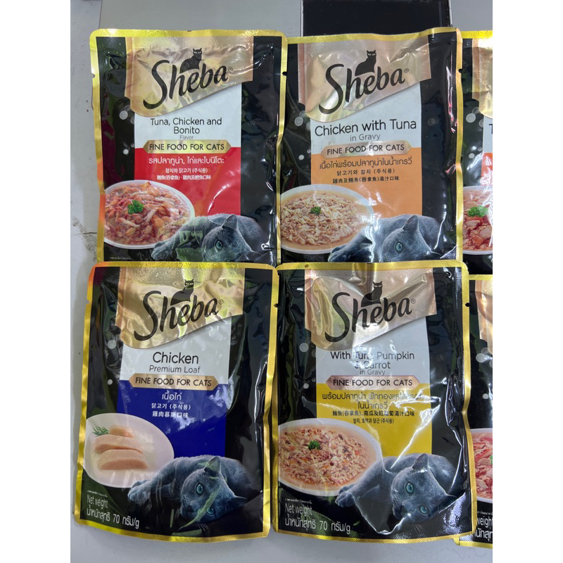 Sheba Pouch Wet Food For Cat 70g | Makanan Basah Untuk Kucing | 猫零食 ...