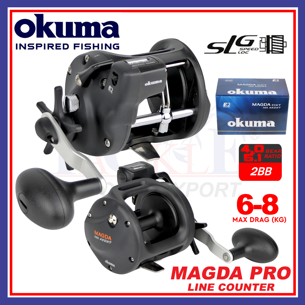 6kg-7kg Magda Pro Line Counter Reel Overhead Reel Handed Line Counter ...