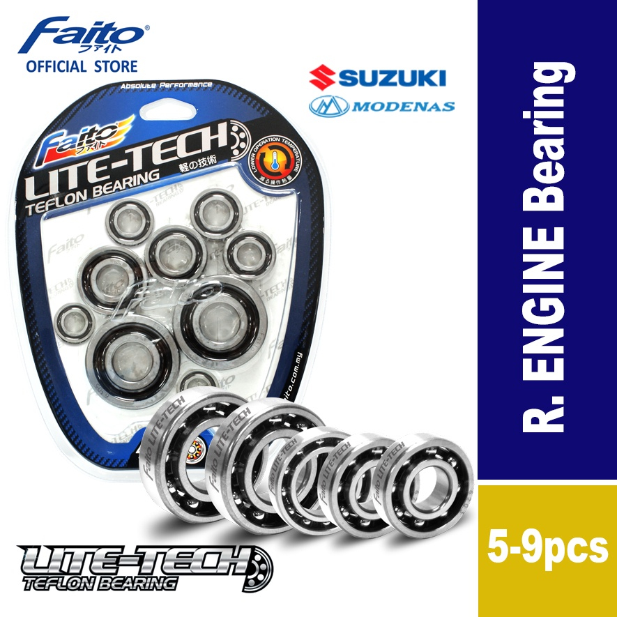 100% Original [FAITO] - LITE-TECH Racing Engine Bearing Set/SUZUKI ...
