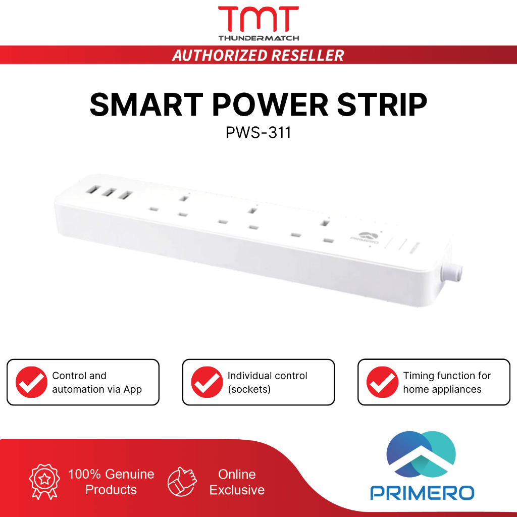 Primero Smart Wi-Fi Power Strip | Shopee Malaysia