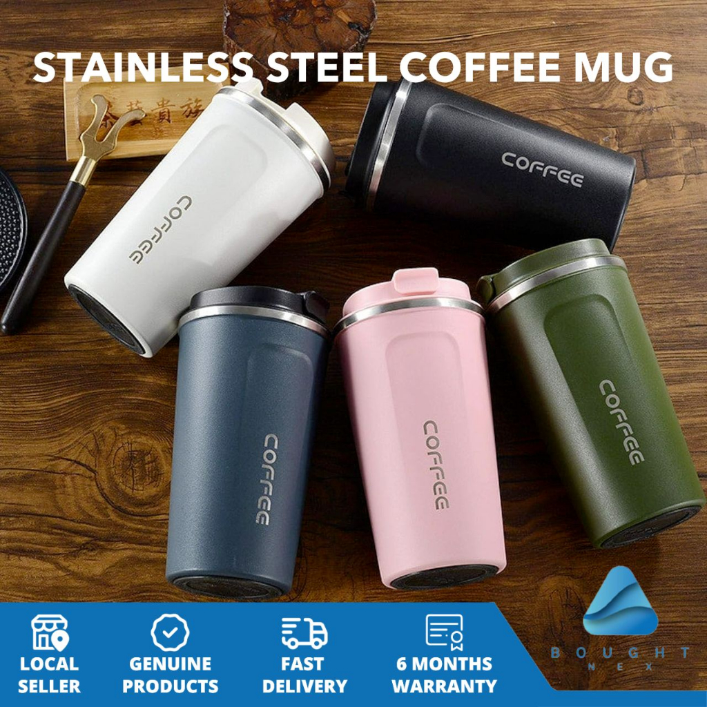 Stainless Steel Vacuum Insulated Coffee Mug Tumbler Water Insulate 380 ...