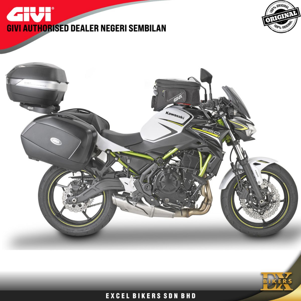 GIVI PLX4117 SIDE BOX HOLDER FOR KAWASAKI Z650 (2017 - 2022)/GIVI RACK ...