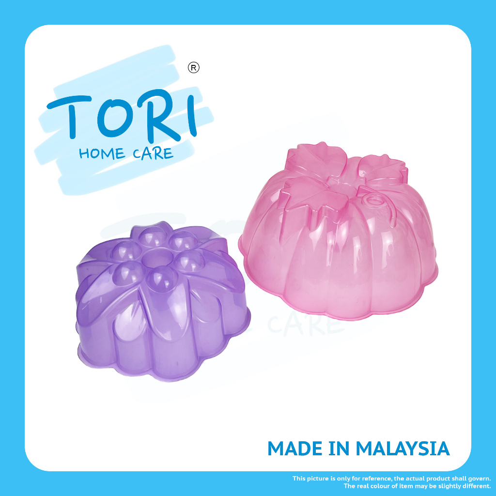 TORI HOME Round Jelly Mould | Acuan Bulat Kek Kukus | Jelly Pudding ...