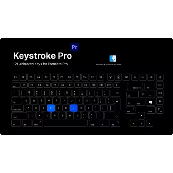 [Adobe Premiere Pro][ADD ON]Keyboard Keystroke Pro Elements Template ...