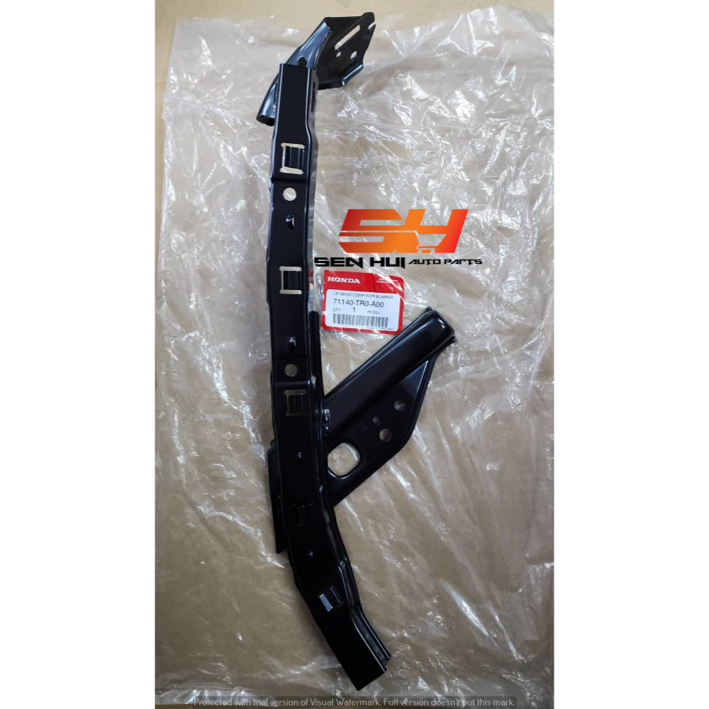 Honda Civic 71140-TR0-A00 BRACKET Front Bumper Right RH side long upper ...