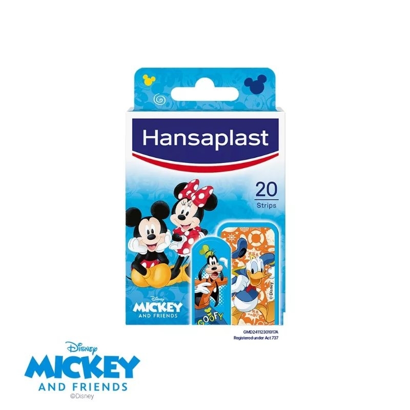 Hansaplast Disney Mickey And Friends (wound plaster for kids water ...