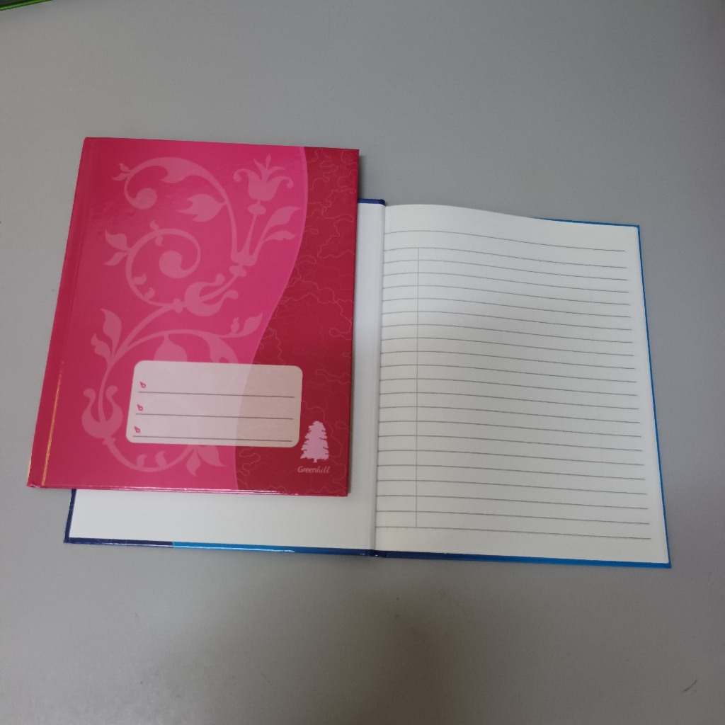 Greenhill F5 Hard Cover 300/400pages Quarto Book/ Square Book/Buku Log ...