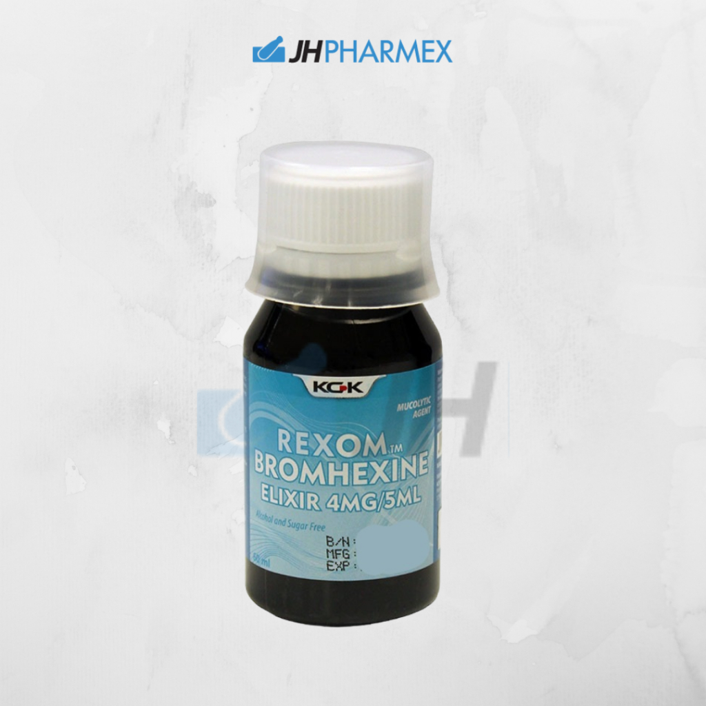 BROMHEXINE 4MG/5ML ELIXIR 60ML (rexom) (EXP: 03/2025) | Shopee Malaysia