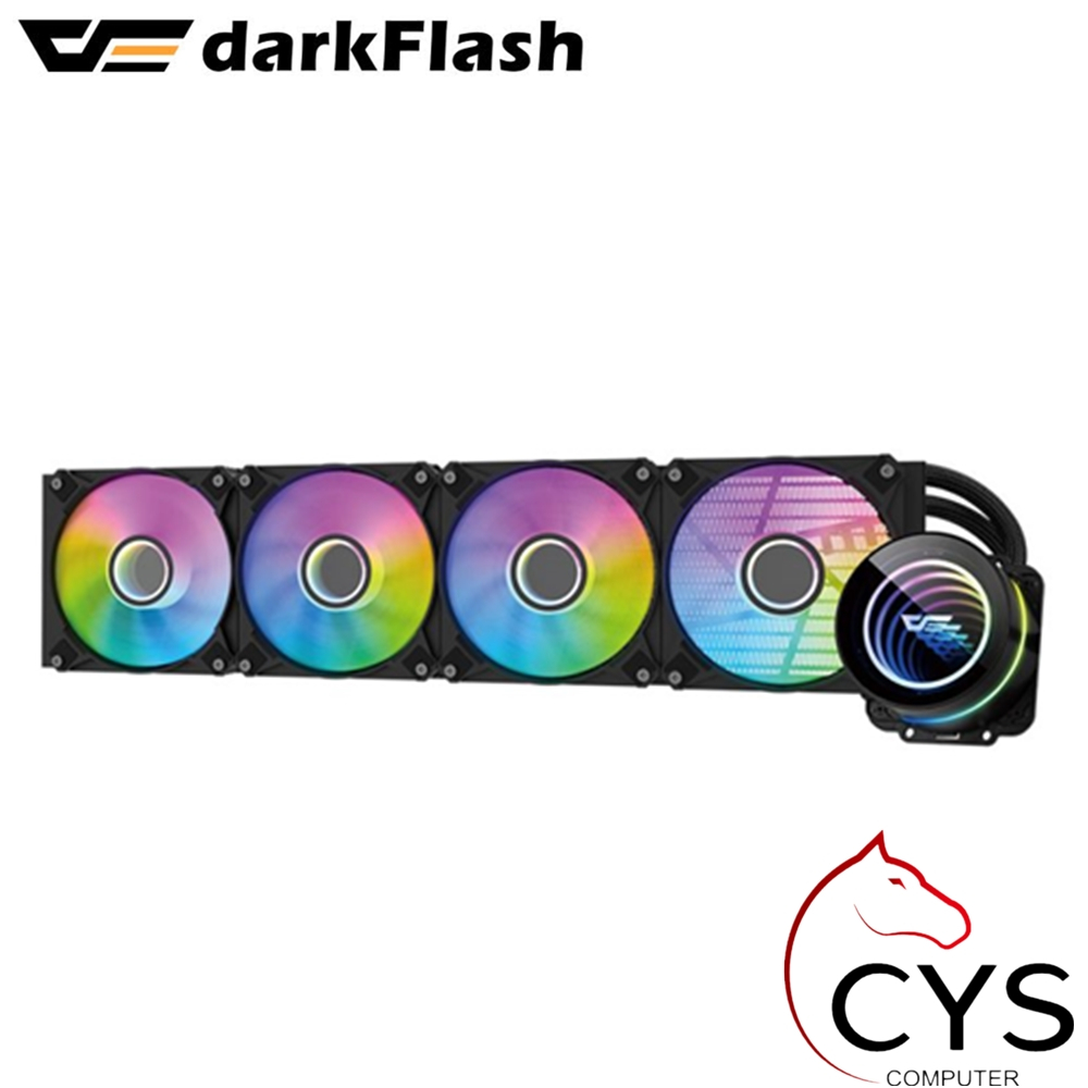 AIGO DARKFLASH TWISTER DX 120/ 240/ 360/ 480 V2 ARGB AIO CPU LIQUID ...