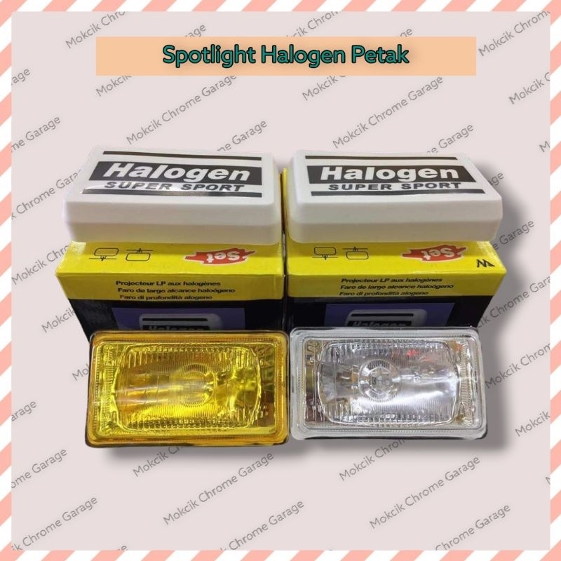 Spotlight Halogen Petak 12v 24v [i] | Shopee Malaysia