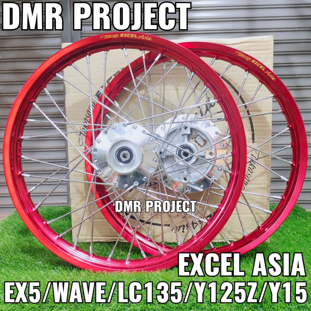 TAKASAGO EXCEL ASIA Y15/LC135/125Z/RS150/LCV8 1.60X17 ALLOY RIM EXCEL ...