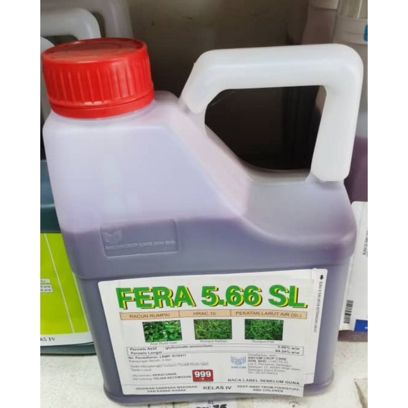 Fera 4 Liter glufosinate ammonium 5.66% Racun Kebun / Herbicide / Racun ...