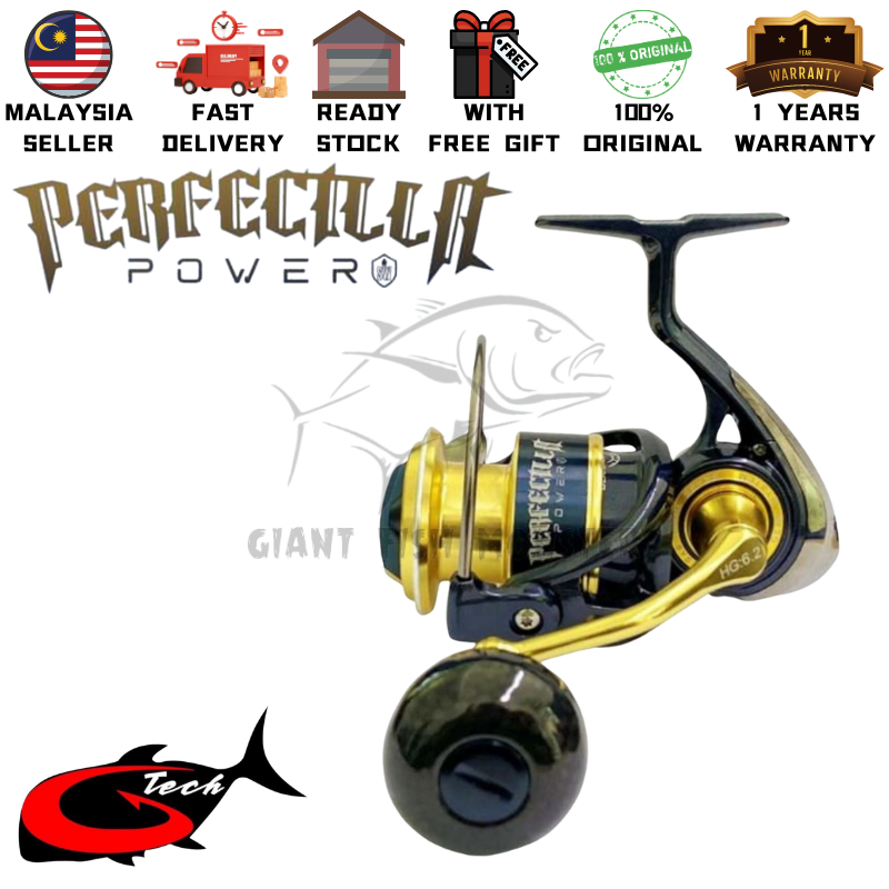GTECH FISHING REEL GTECH PERFECTLLA POWER SWA 3000HG, 4000PG, 4000HG ...