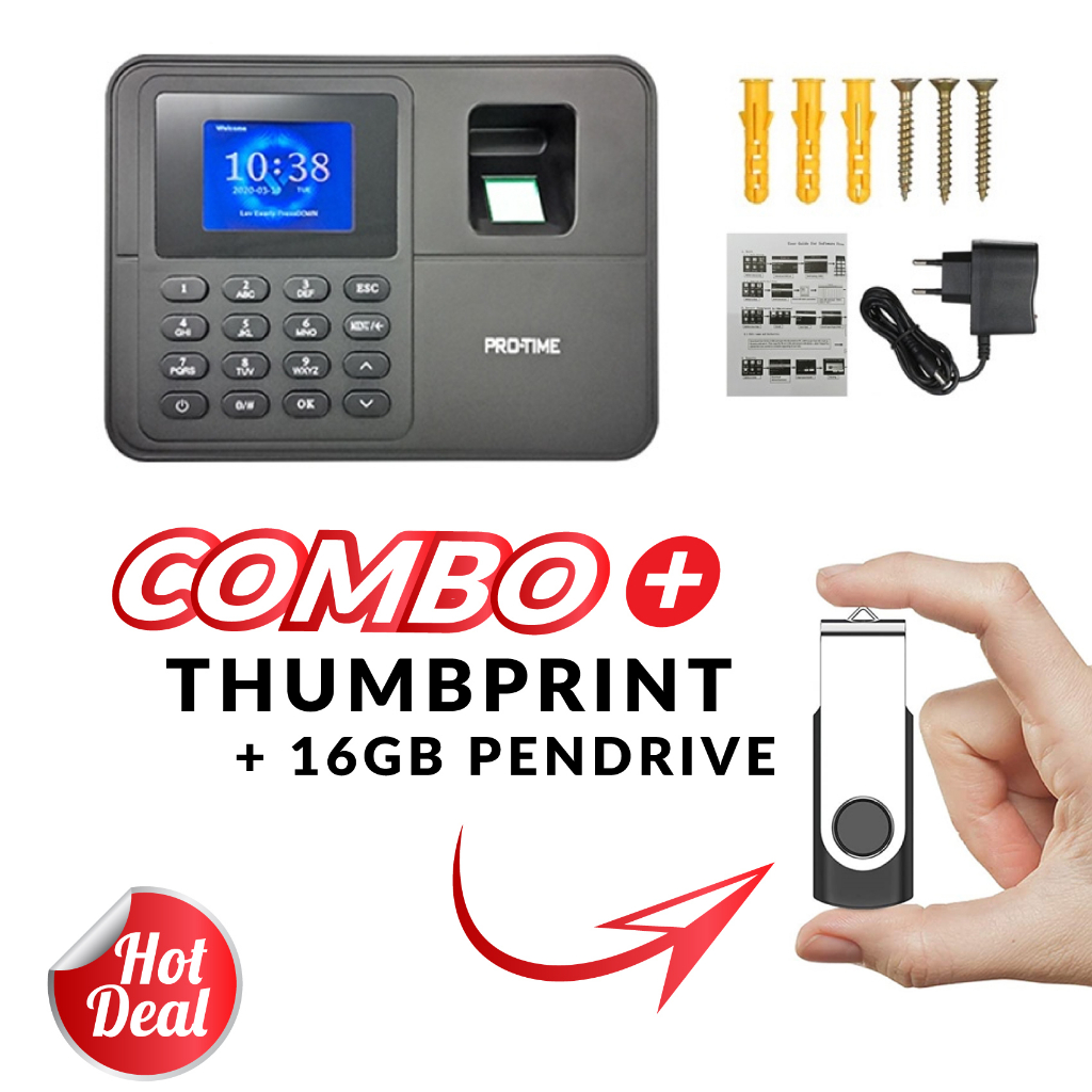 Thumbprint Attendance Machine Fingerprint Attendance Machine Biometric ...