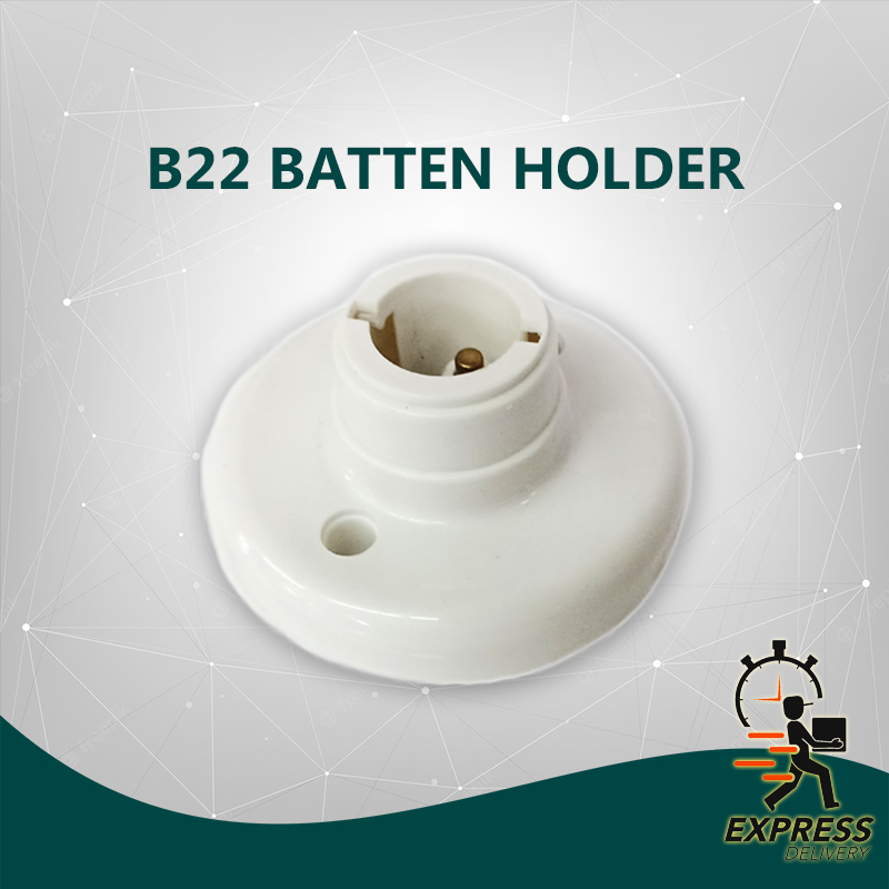 E27 B22 Lamp Base Bulb Holder PLC Wedge Holder Batten Holder Rumah ...