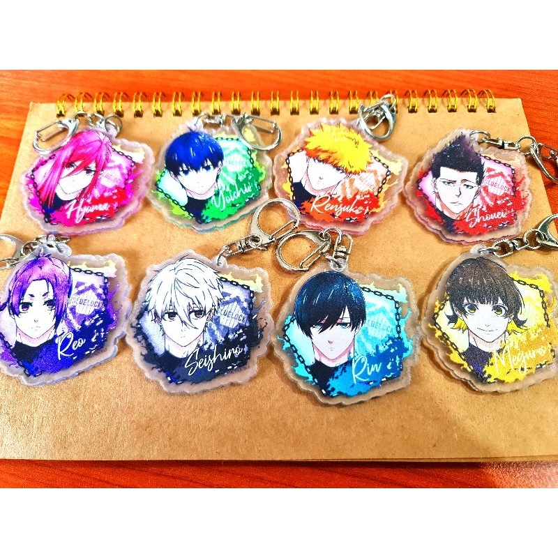 BLUE LOCK SET 6 (KEYCHAINS) | Shopee Malaysia
