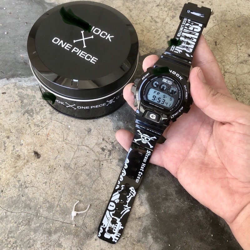 LELONG ITEM Gshk One Piece Black jam tangan lelaki free box Gshk murah Shopee Malaysia